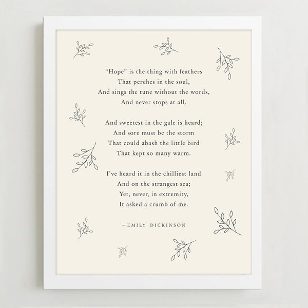 Poem Poster - Etsy