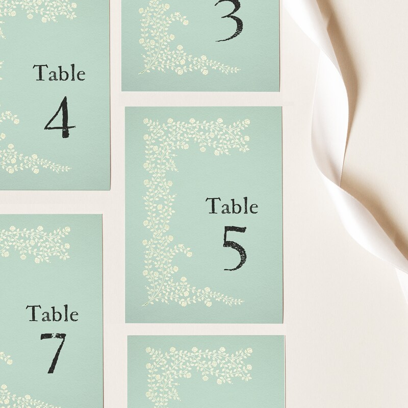 Garden Table Numbers - Etsy