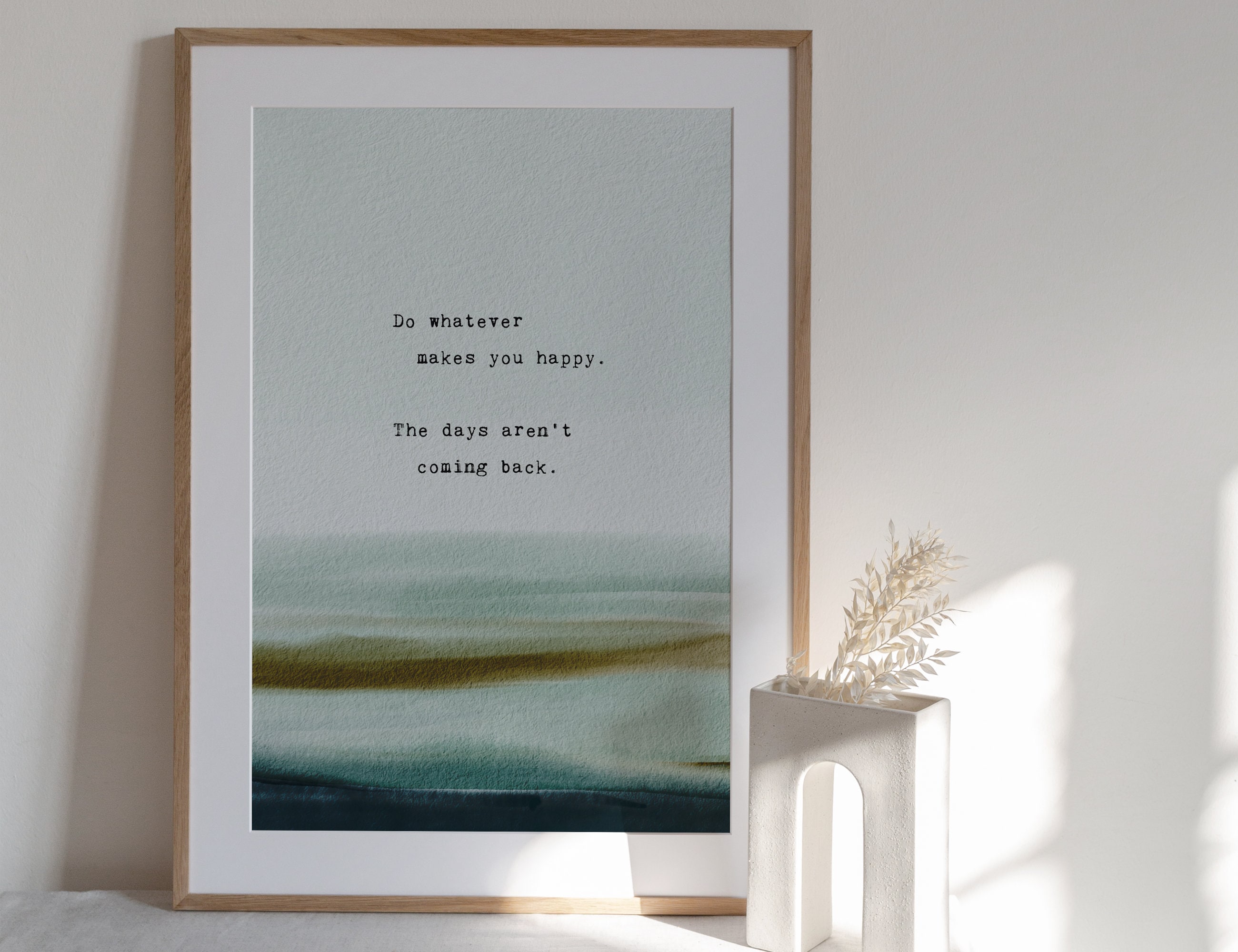 Watercolor Art Print: Inspirational Quote, Home Decor - Etsy