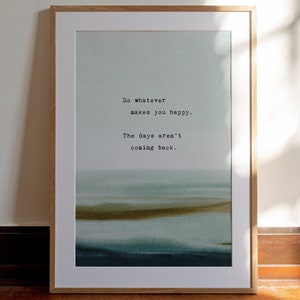 Watercolor Art Print: Inspirational Quote, Home Decor - Etsy