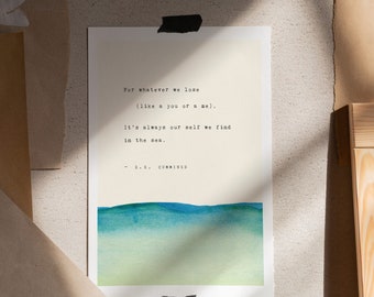 Love Poem E.e. Cummings Poetry Art the Voice of Your Eyes is | Etsy