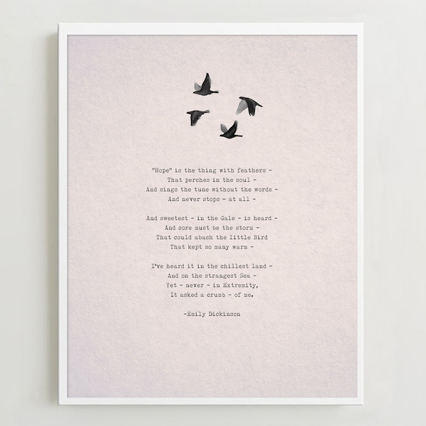 Emily Dickinson Quote - Etsy