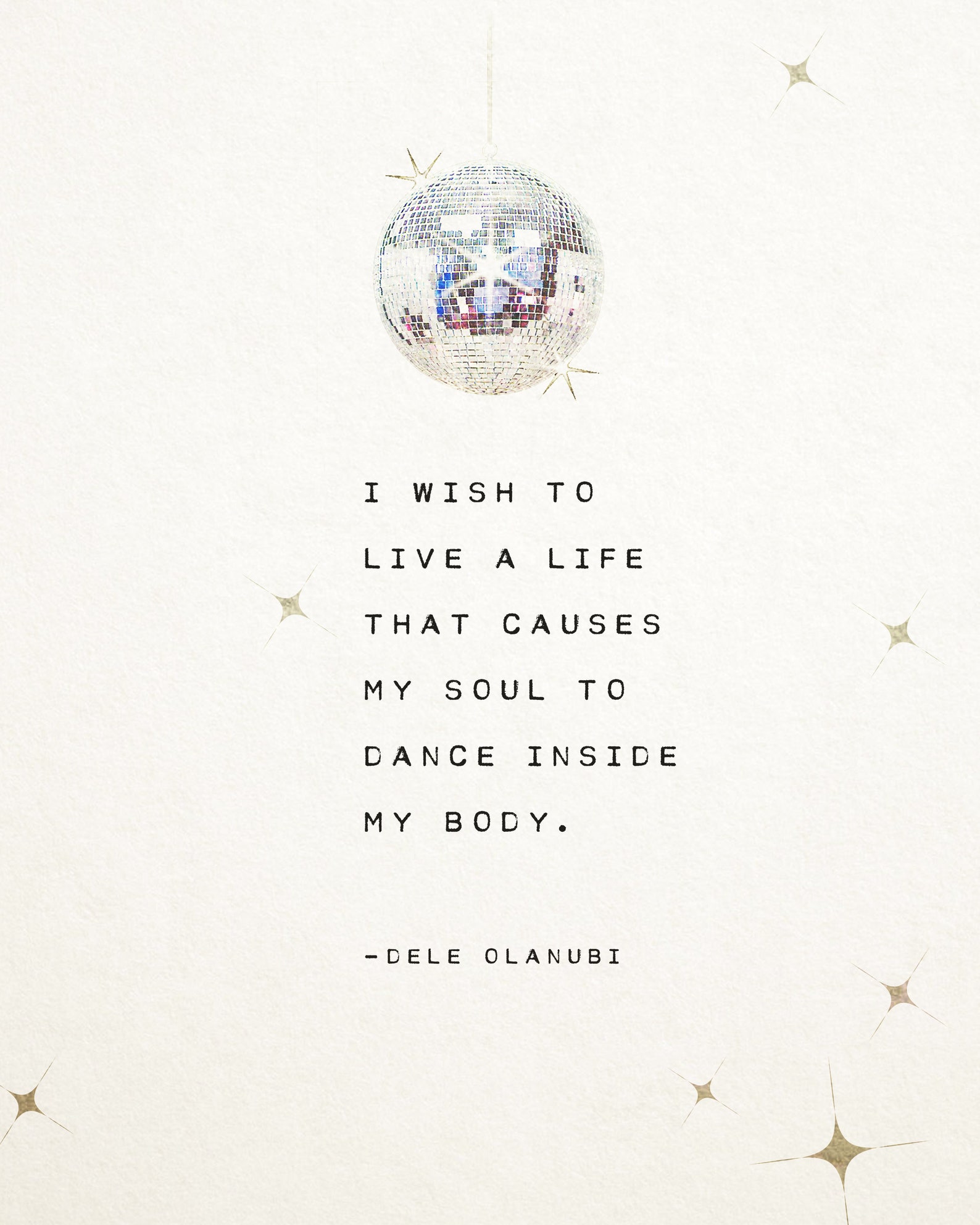 Dance Quote I Wish To Live A Life That Causes My Soul To Etsy