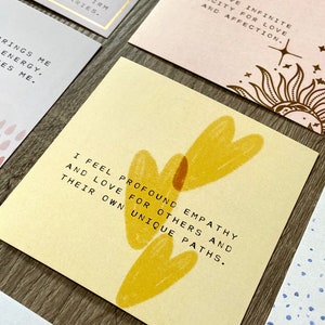 Positive Affirmation Cards Set of 20 Daily Affirmation Cards - Etsy
