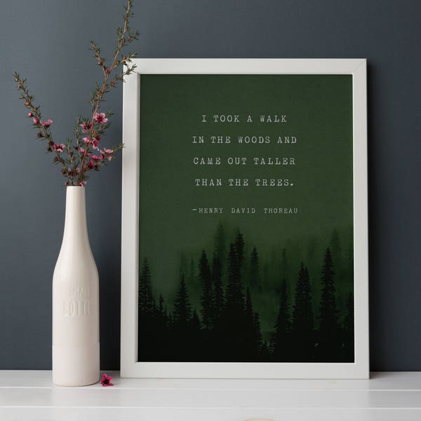 Henry David Thoreau - Etsy