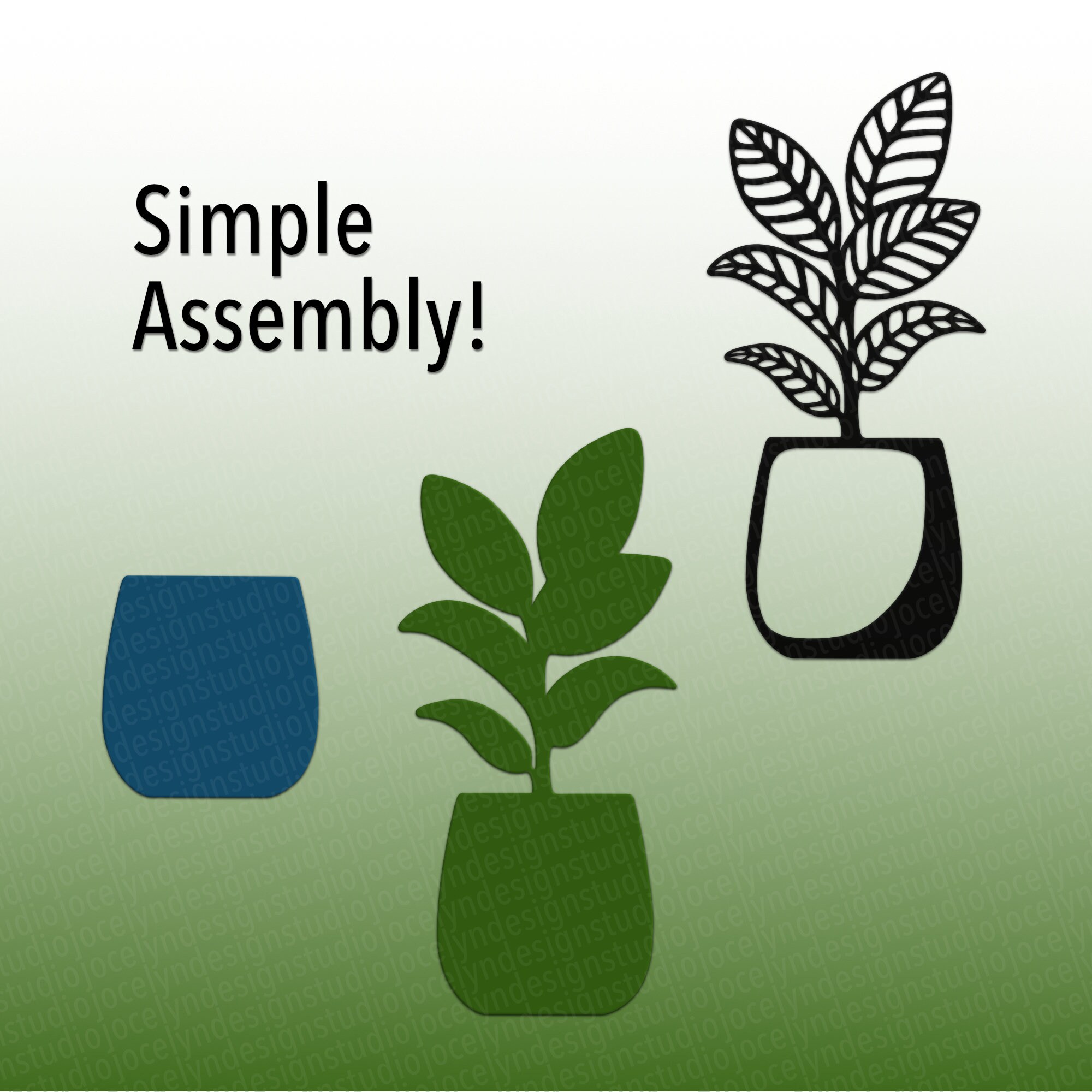 Plant Stem SVG Plant Clip Art Cutting Machine Crafts - Etsy