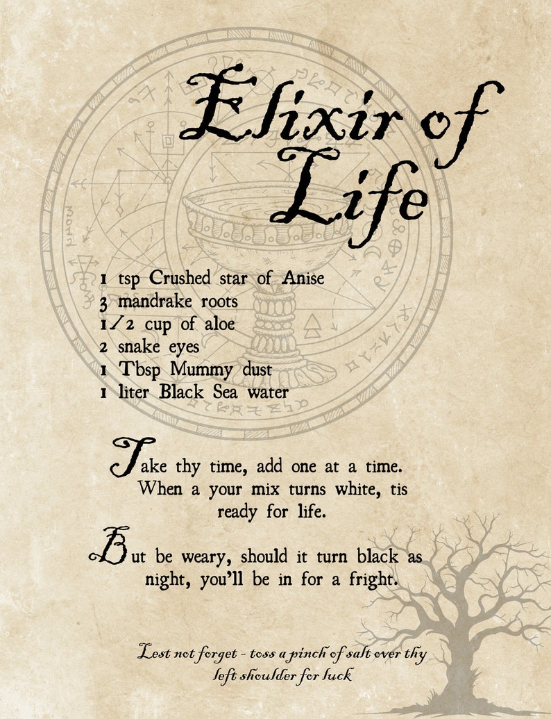 Potions & Spells Pages, Printable Book of Shadows, Witchcraft Magic - Etsy