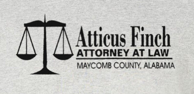 Atticus Finch Attorney at Law T-shirt to Kill a Mockingbird - Etsy