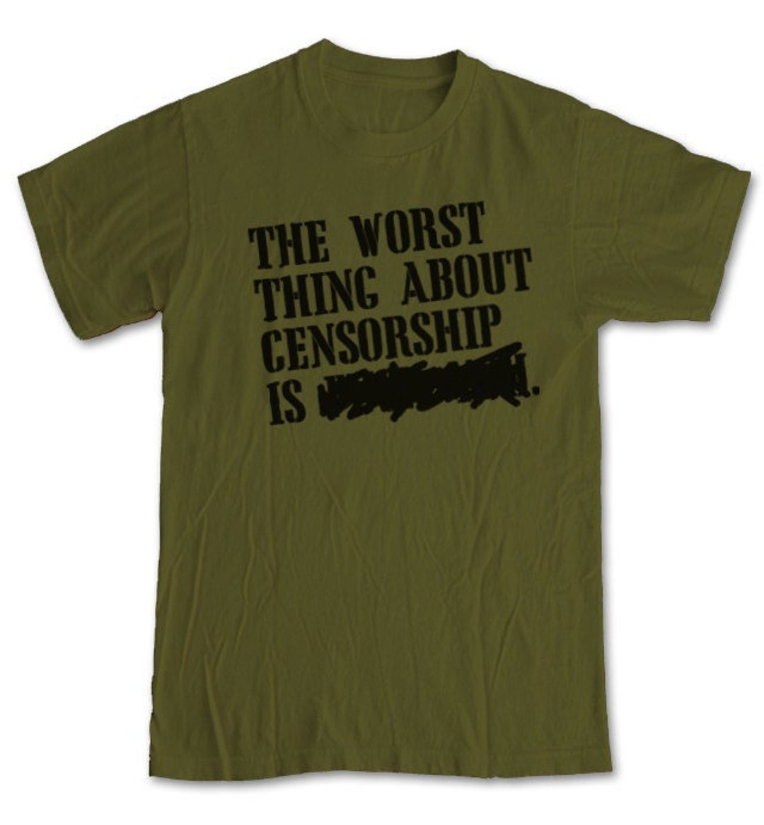Censorship T Shirt T Irony Banned Books English Teacher Literature