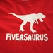 Turning Five Dinosaur Birthday for Boys and Girls - Etsy