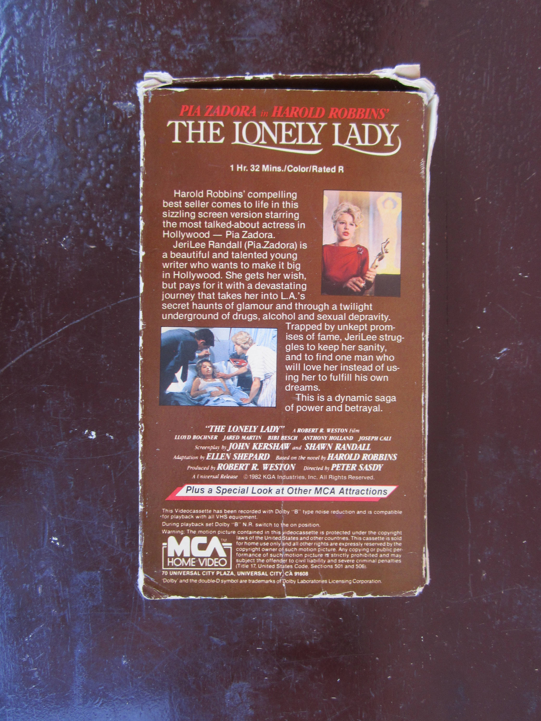 The Lonely Lady vintage 80's drama vhs película en venta por el ...