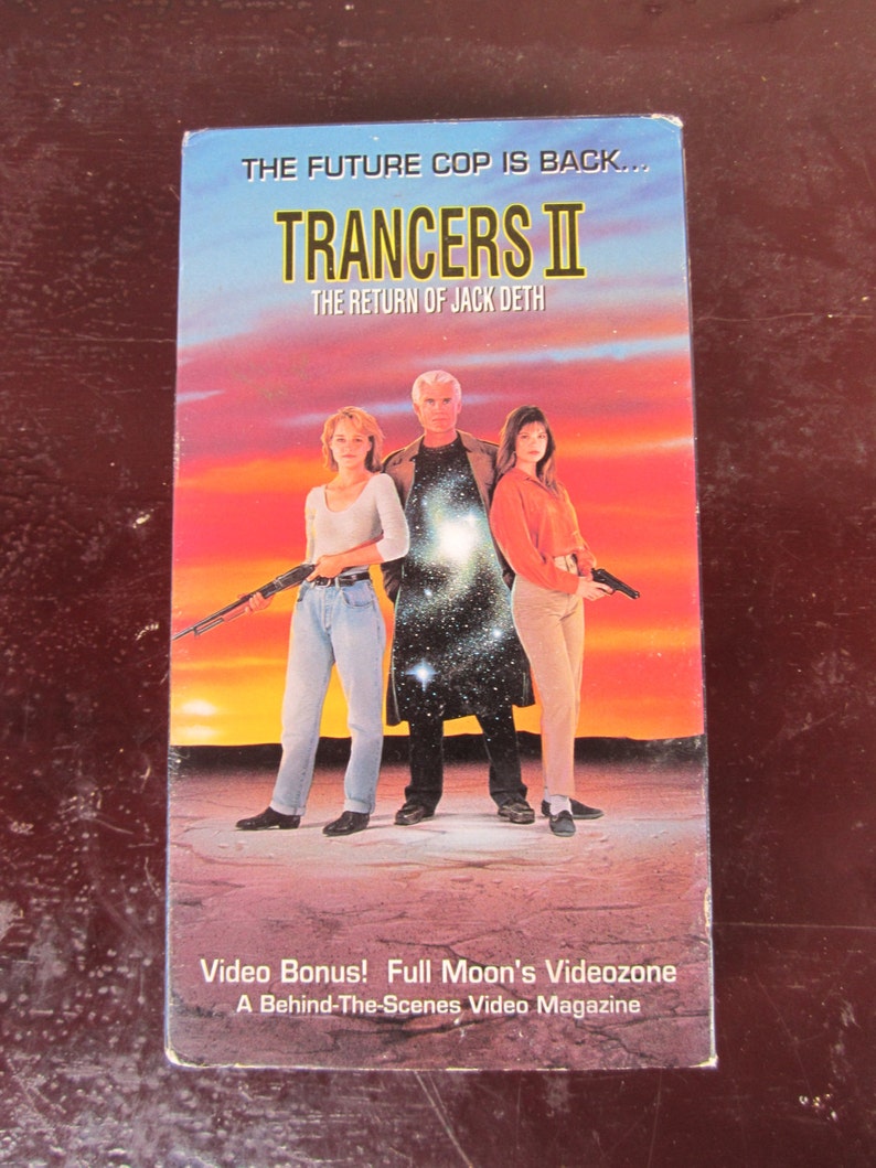 Trancers II (the Return of Jack Deth) Vintage 90's Vhs Action/sci-fi ...