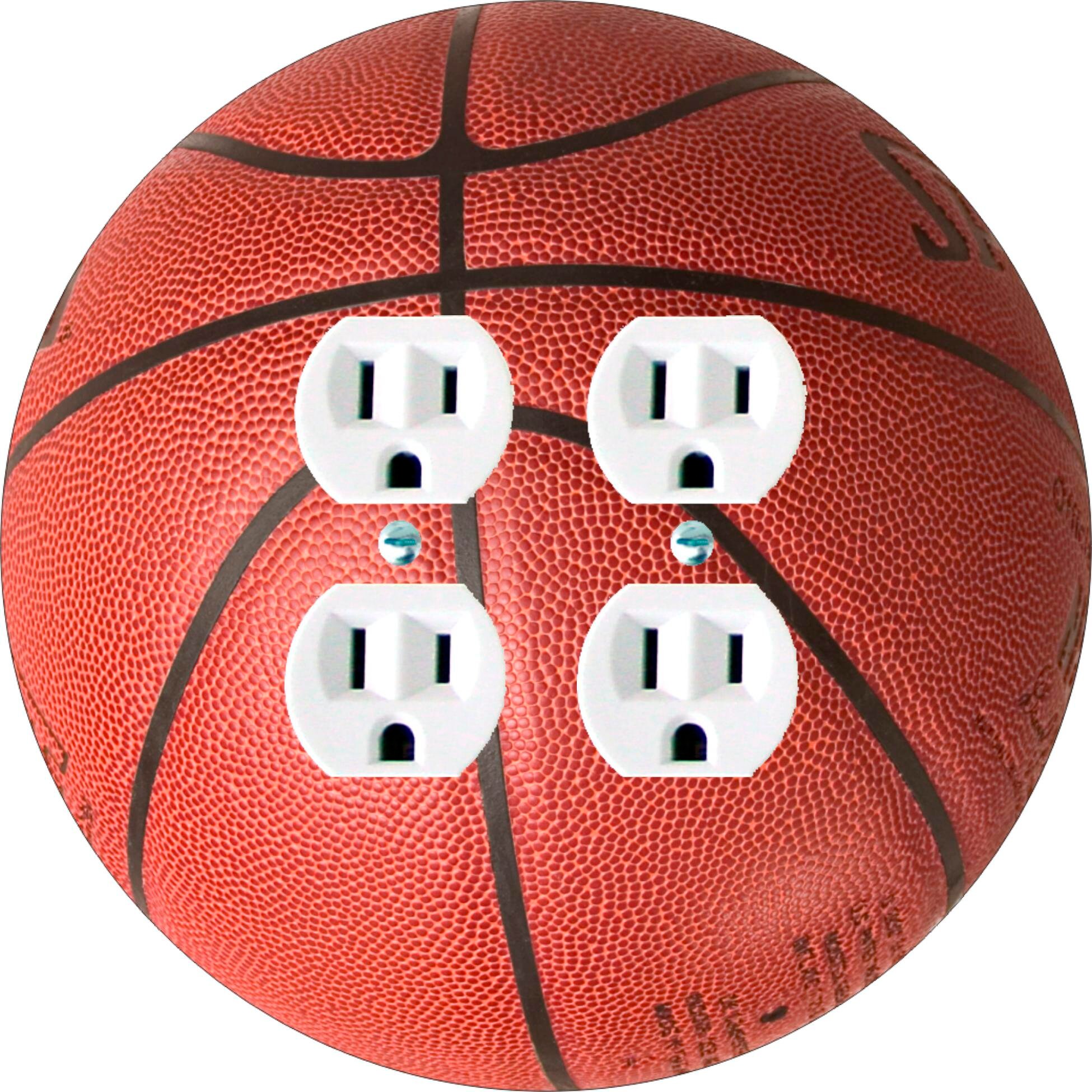 Basketball Shaped Coloriffic Sport Wall Plates FREE SHIPPING Light ...
