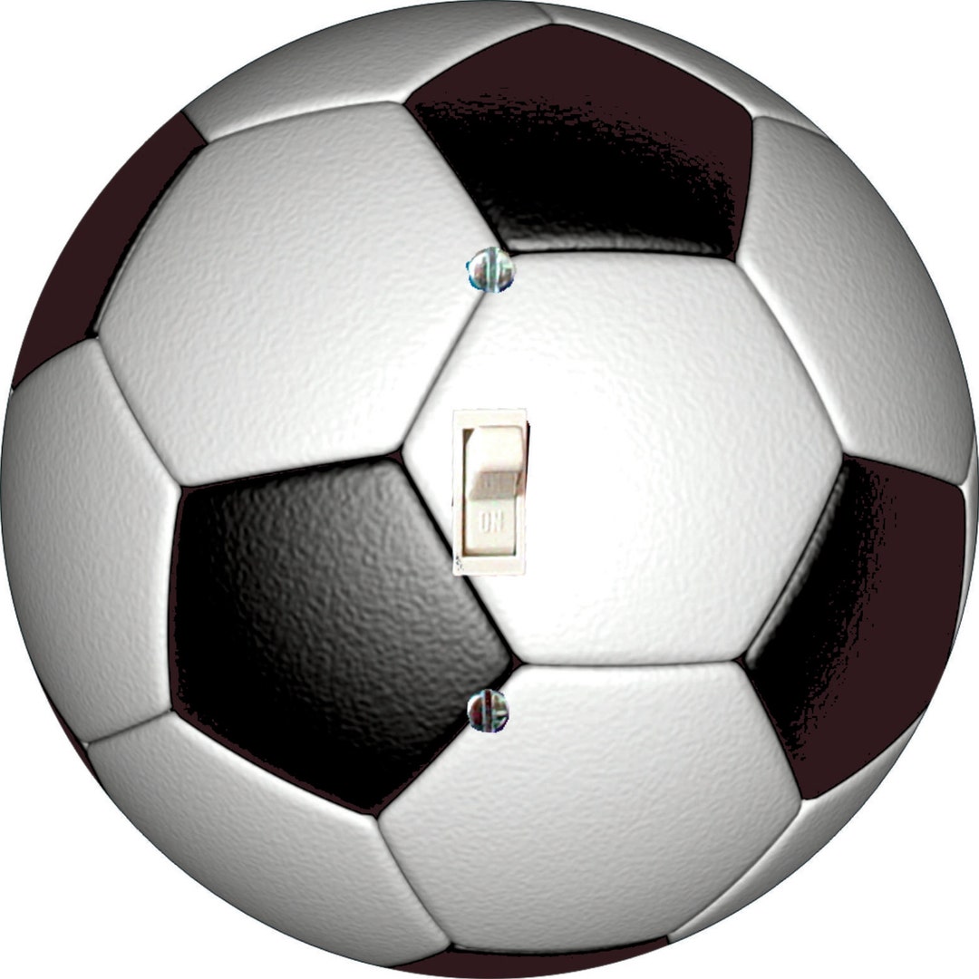 Soccer Round Ball Coloriffic Shaped Wall Plate FREE SHIPPING - Etsy