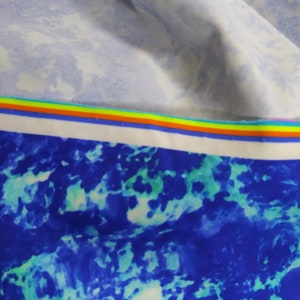 Ocean Tide Pool Fabric Spandex Print Fabric Sold by the Forth, Half and ...