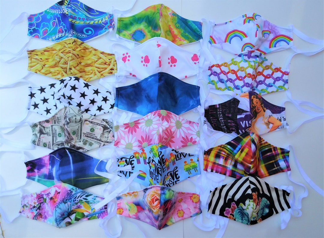 Face Mask 17 Prints! Hands off Face Rave Mask Dust Face Mask French ...