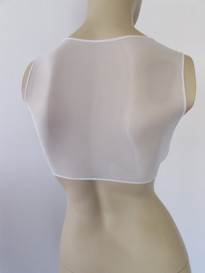 Sheer Lycra Crop Top - Tie Front Festival Rave Top - Etsy