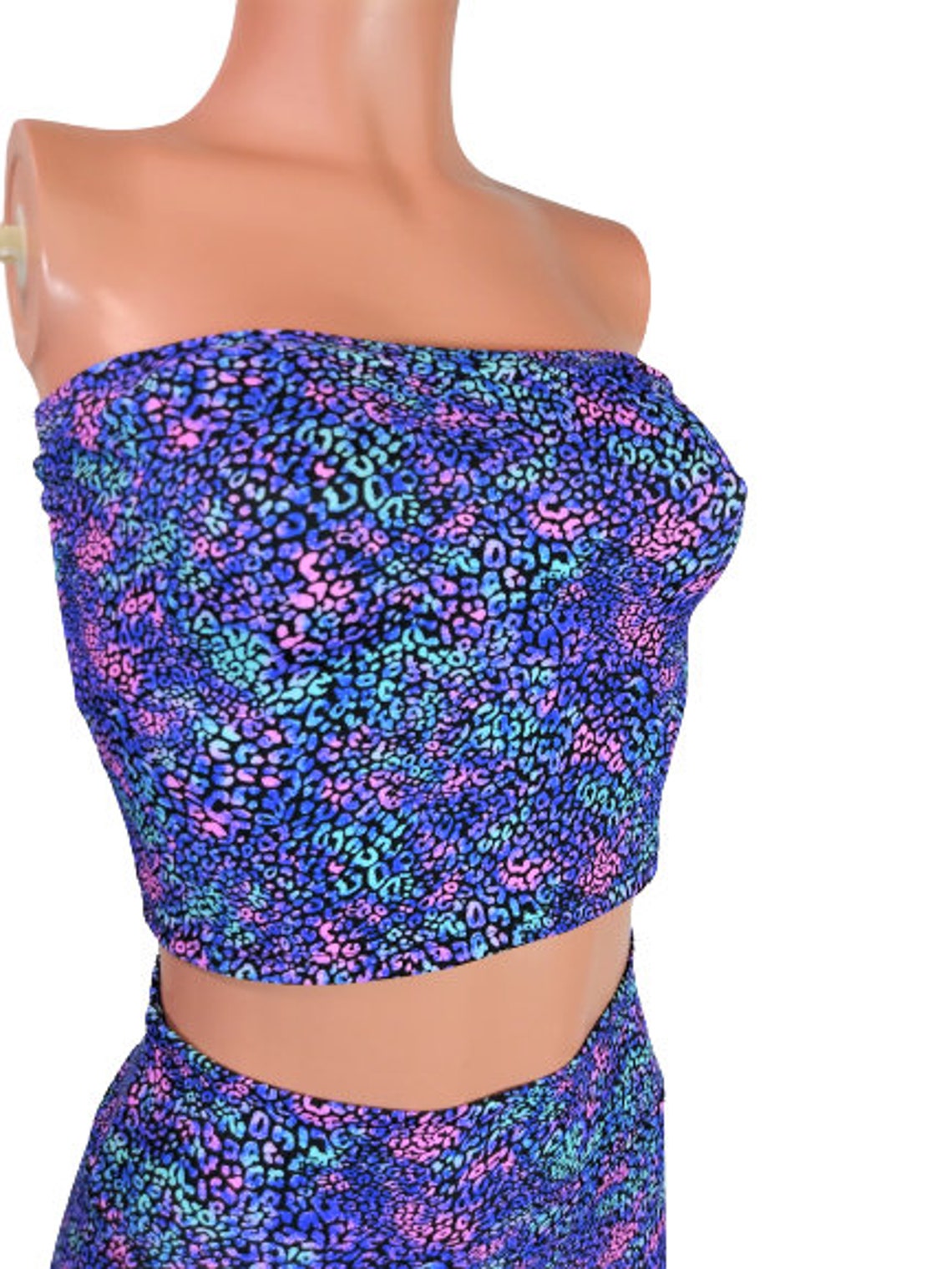 Pastel Leopard Fabric Spandex Print Fabric Sold by the Forth - Etsy