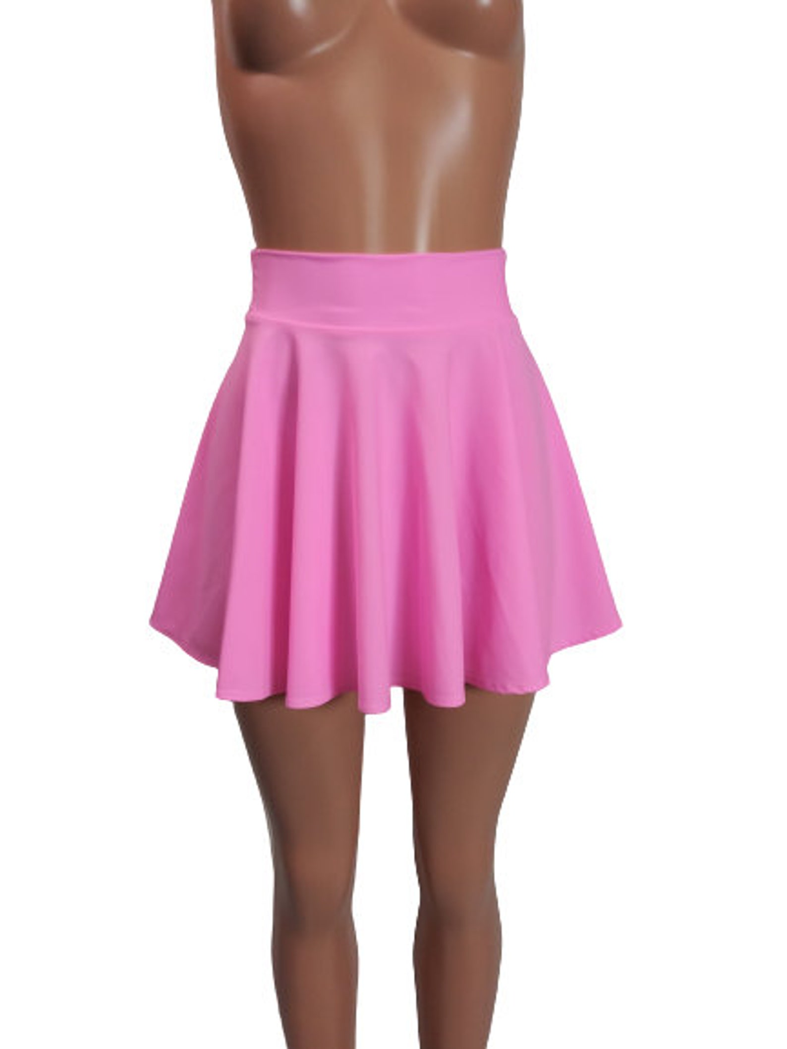 Light Pink Mini Skirt 15", 13", 12" 10" Boho Burning Man Stretch Party ...