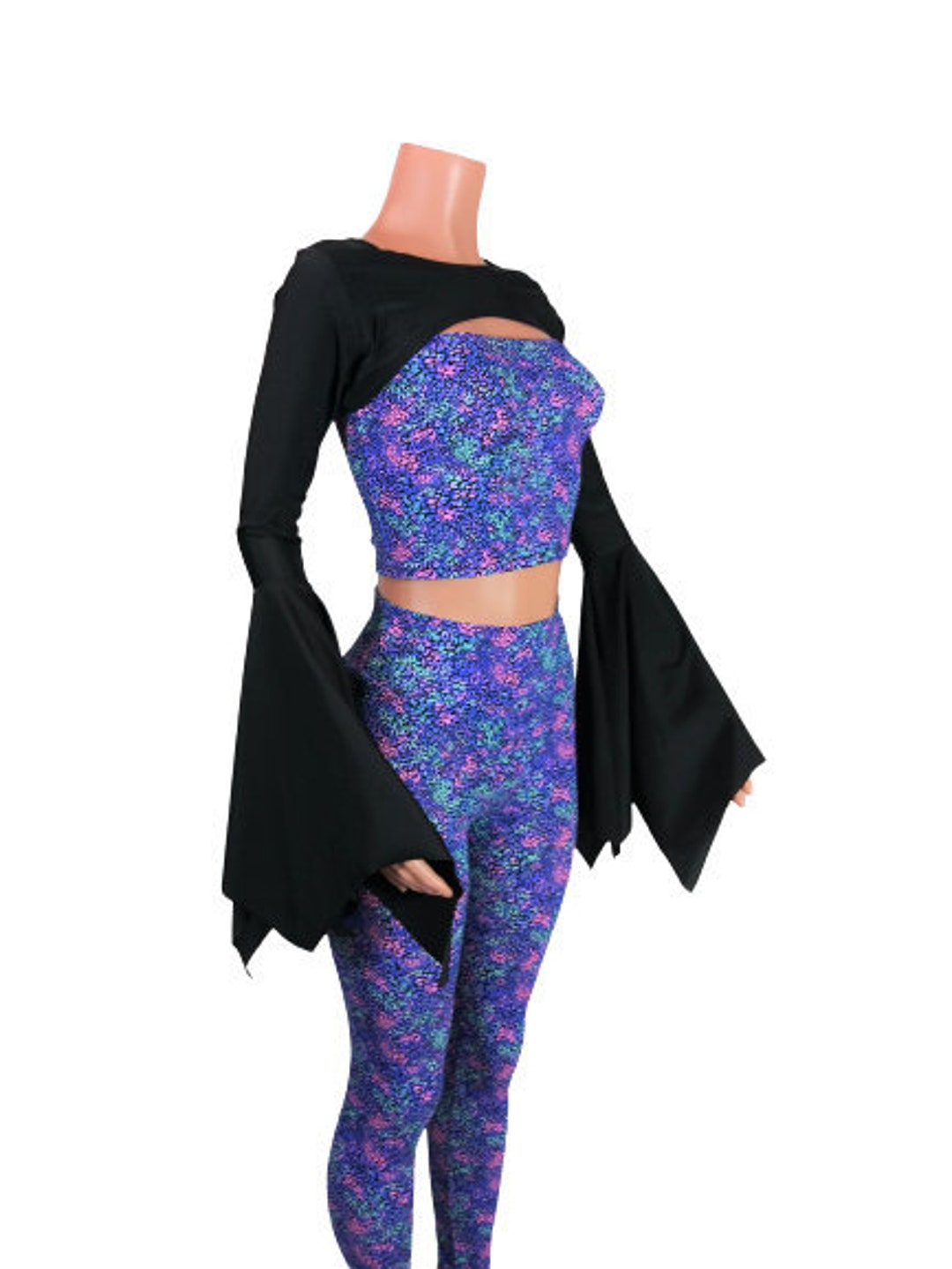 31 Colors Rave shrug Spandex Warm Shoulders and Arms Fits Pasties EDC ...