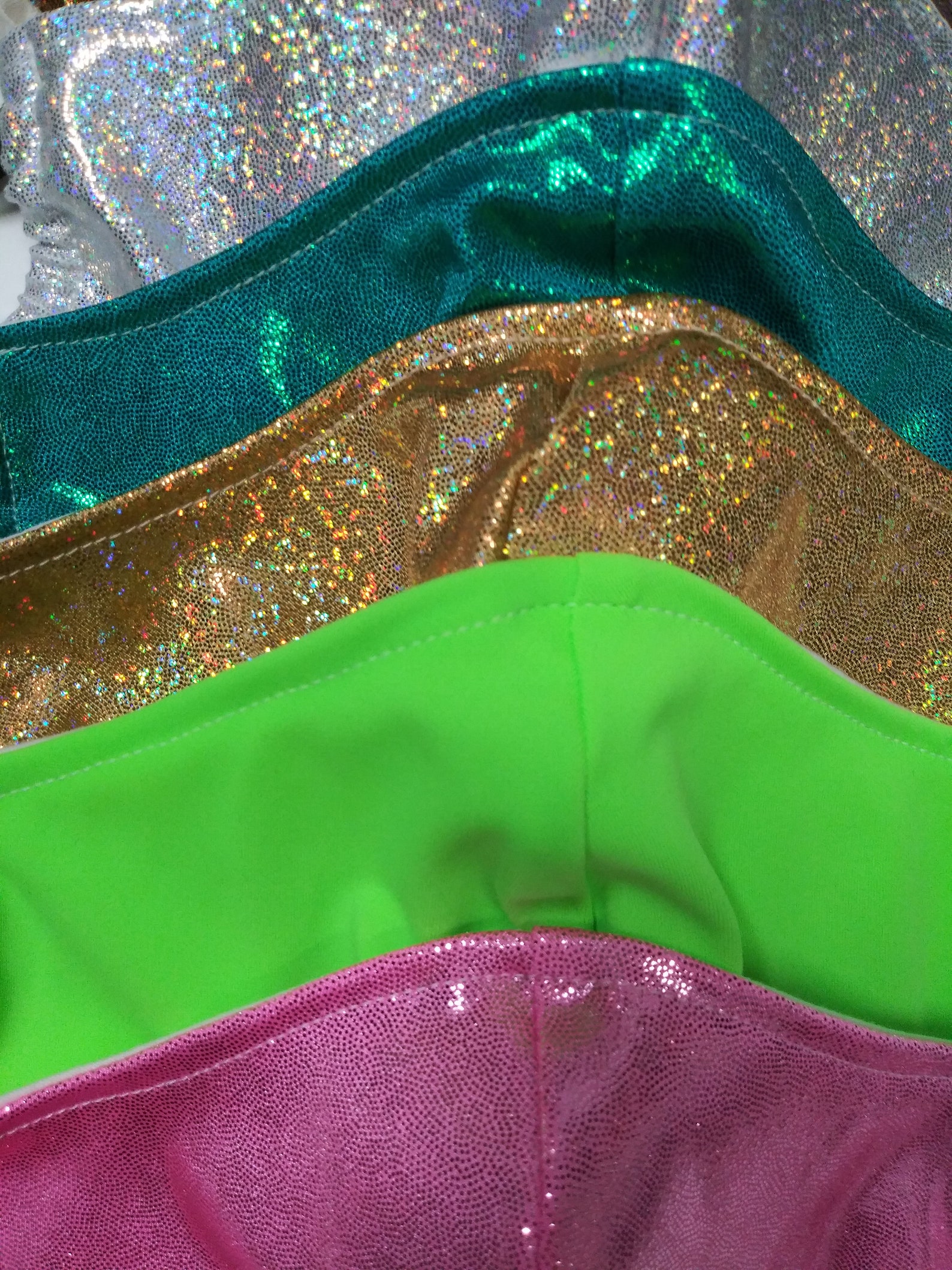 Face Mask 24 Colors Sparkling Spandex Face Mask Hands off Face - Etsy