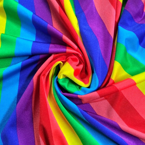 Rainbow Fabric - Etsy