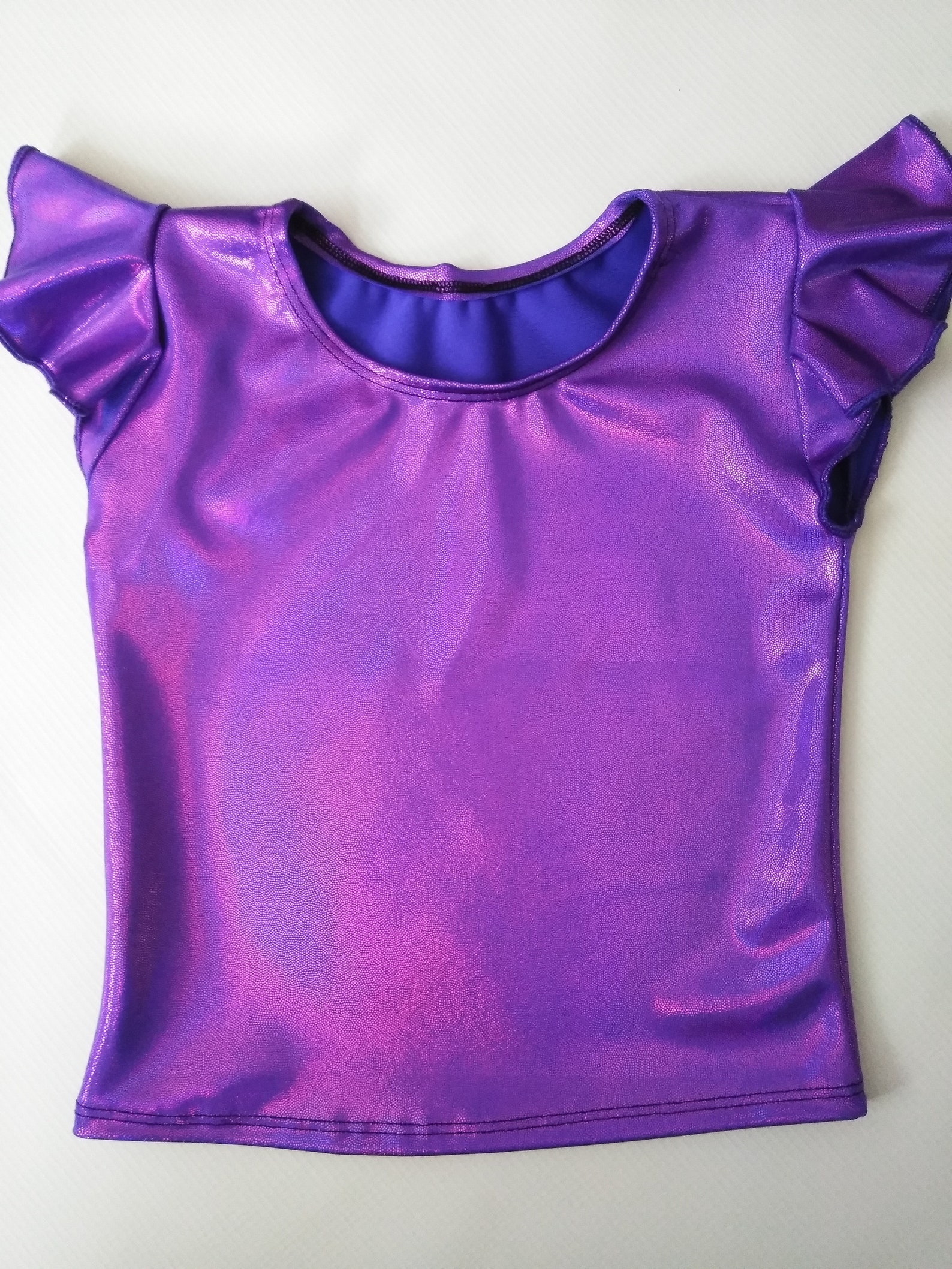 24 Colors Girls Flutter Sleeve Top Childs Girls Mermaid Top - Etsy