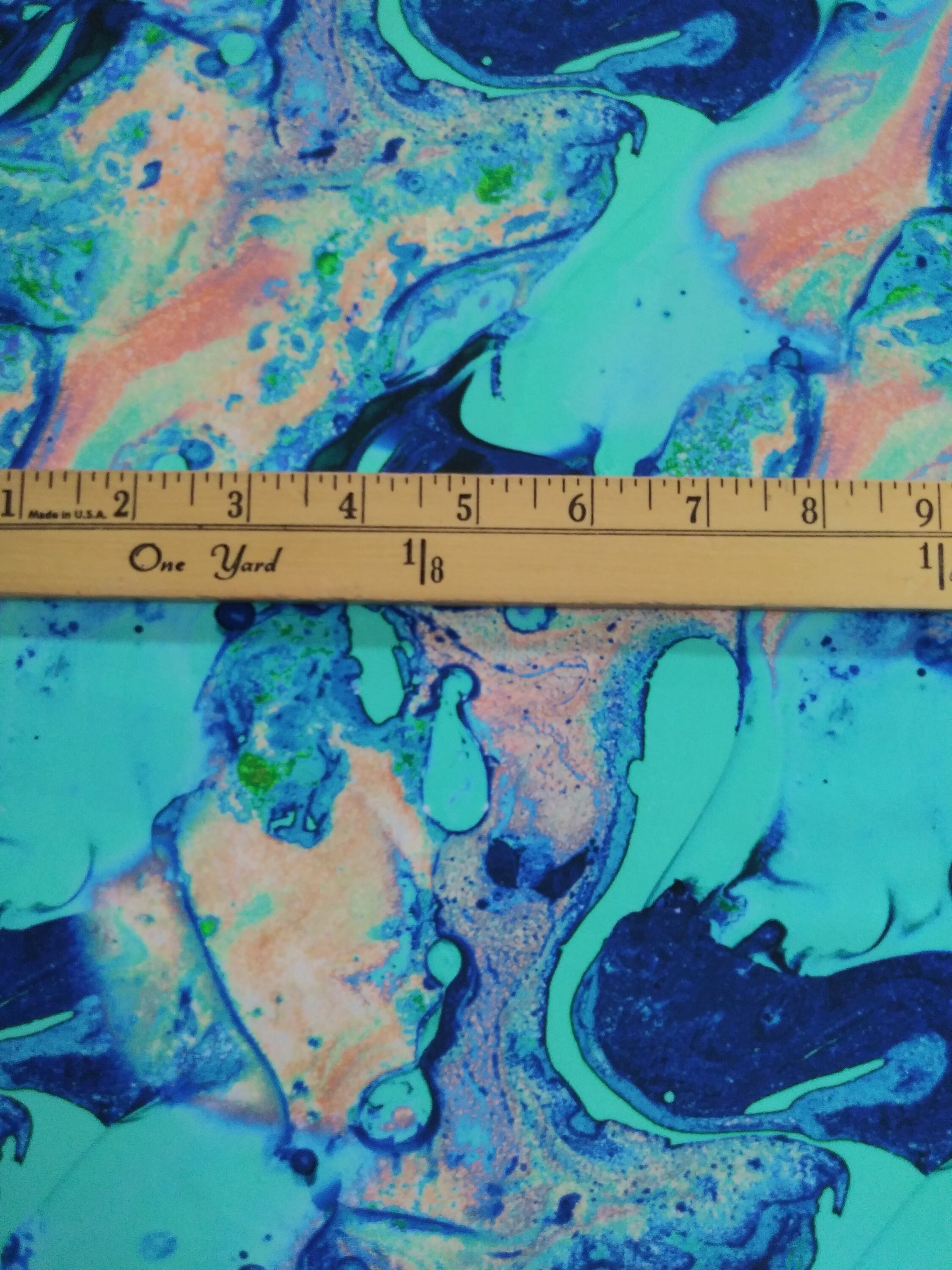 Oil pool fabric Spandex print Swim fabric sold by the forth | Etsy