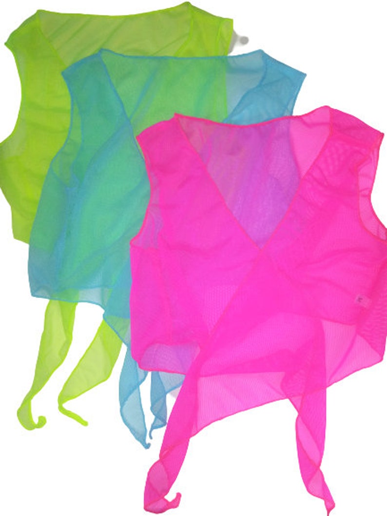 Sheer Lycra Crop Top - Tie Front Festival Rave Top - Etsy