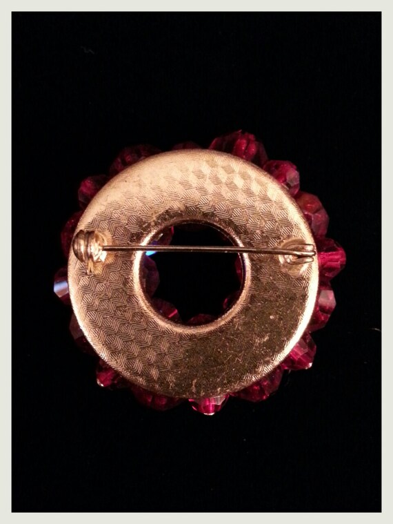Sparkle and Shine Vintage RUBY RED Aurora Borealis BE… - Gem