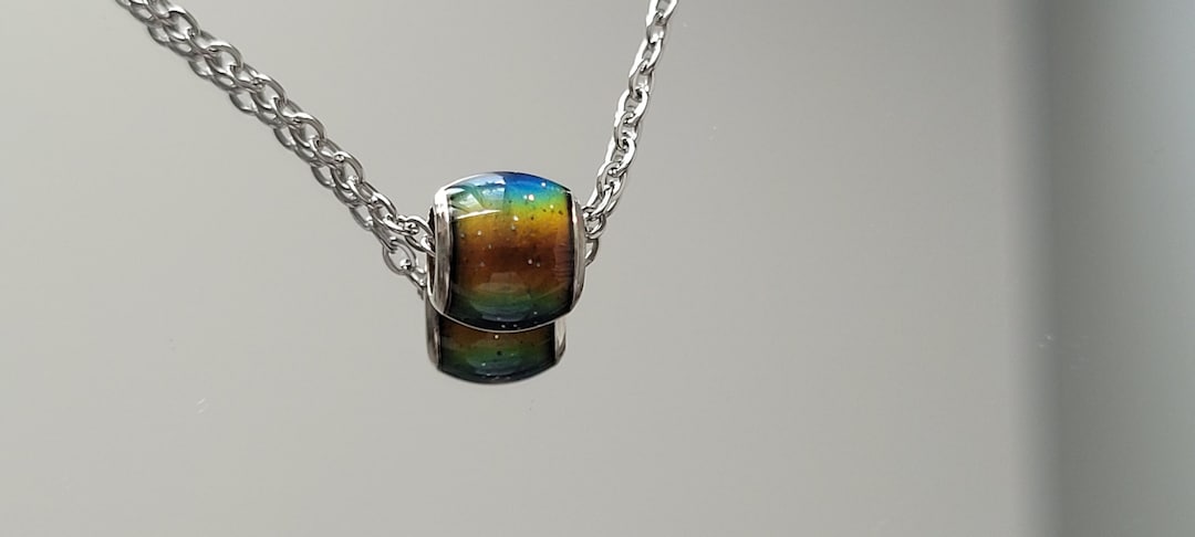 Mood Neklace - Color Changing Choker Necklace Pendant - Etsy