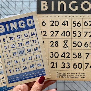 Bingo Card Assortment 12 Pc - Etsy