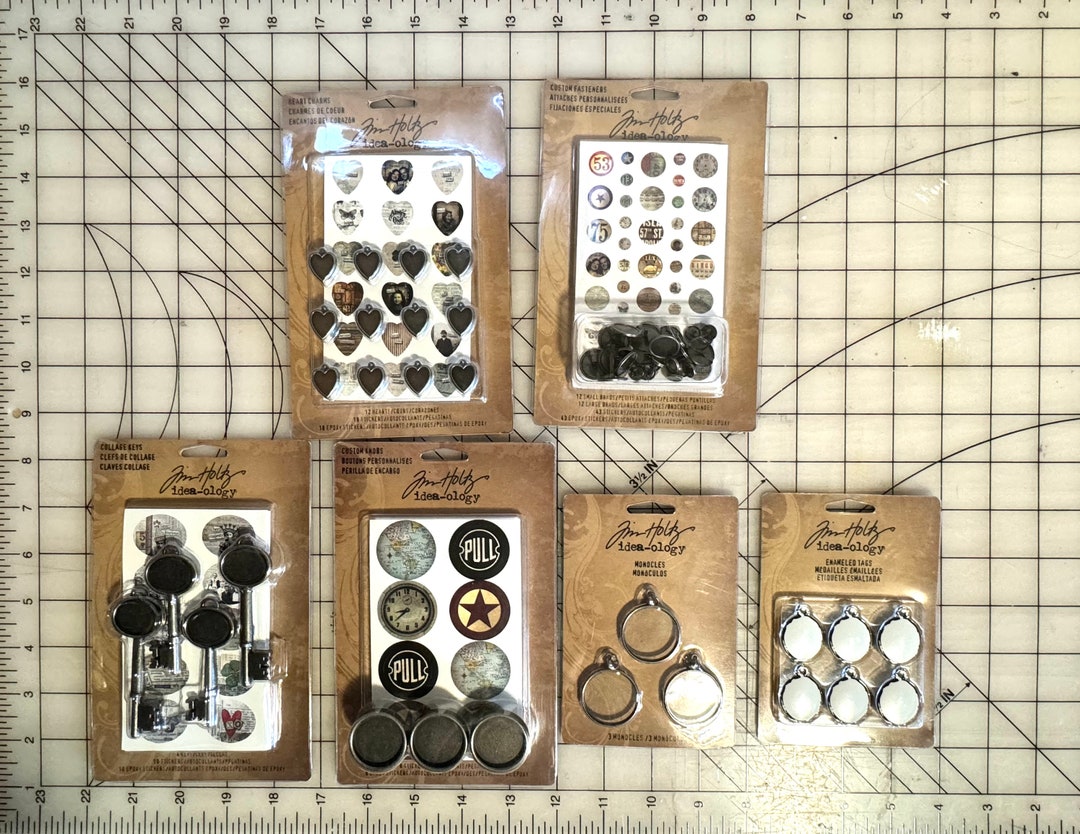 Tim Holtz Idea-ology Embellishments Selection - Etsy