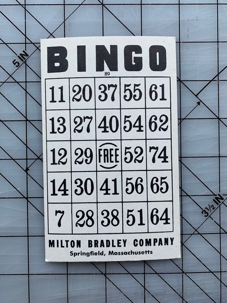Bingo Card Assortment 12 Pc - Etsy