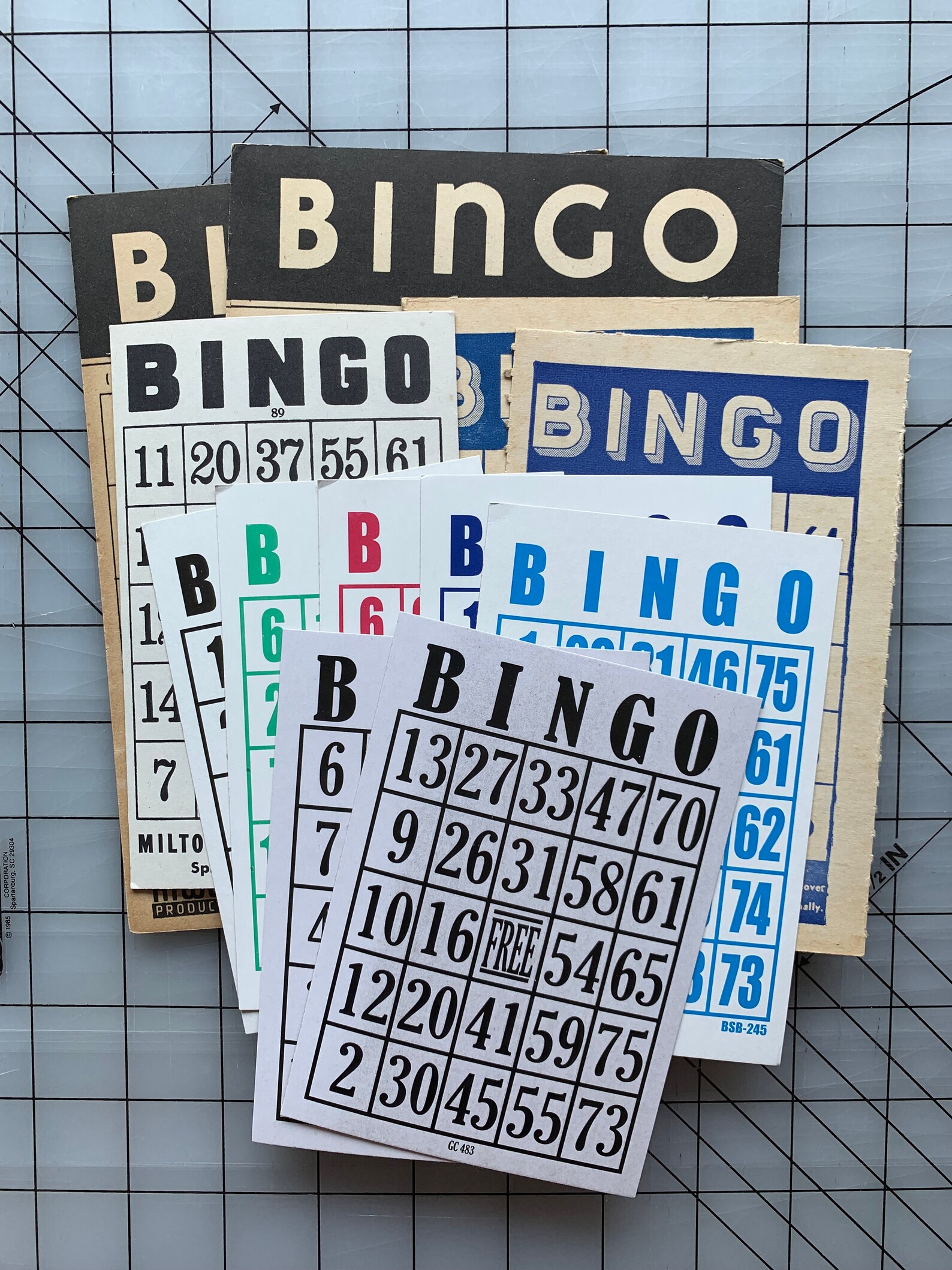 Bingo Card Assortment 12 Pc - Etsy