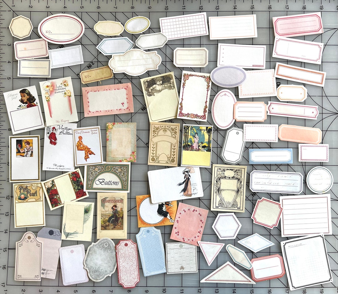 Assorted Label Stickers /67 Pc - Etsy