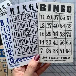 Bingo Card Assortment 12 Pc - Etsy