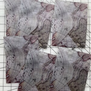 Vintage Style World Map Vellum Envelopes / 6 Pc - Etsy