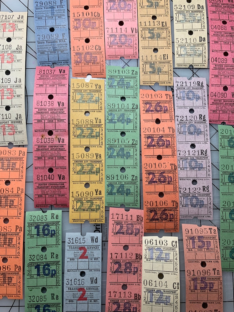 vintage-bus-tickets-uk-76-pc-assorted-ephemera-pack-etsy