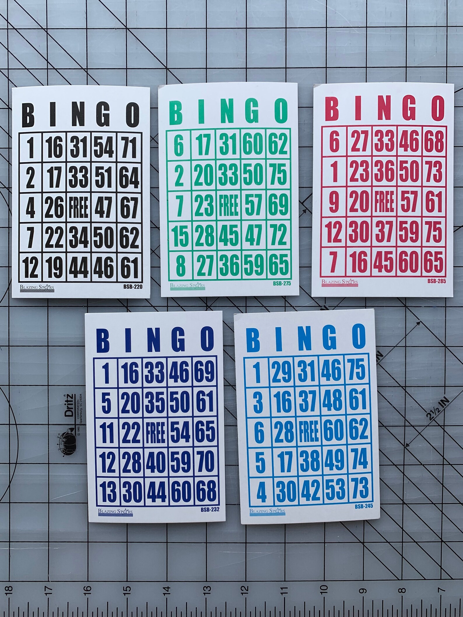 Bingo Card Assortment 12 Pc - Etsy