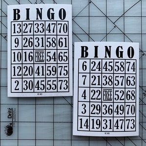 Bingo Card Assortment 12 Pc - Etsy