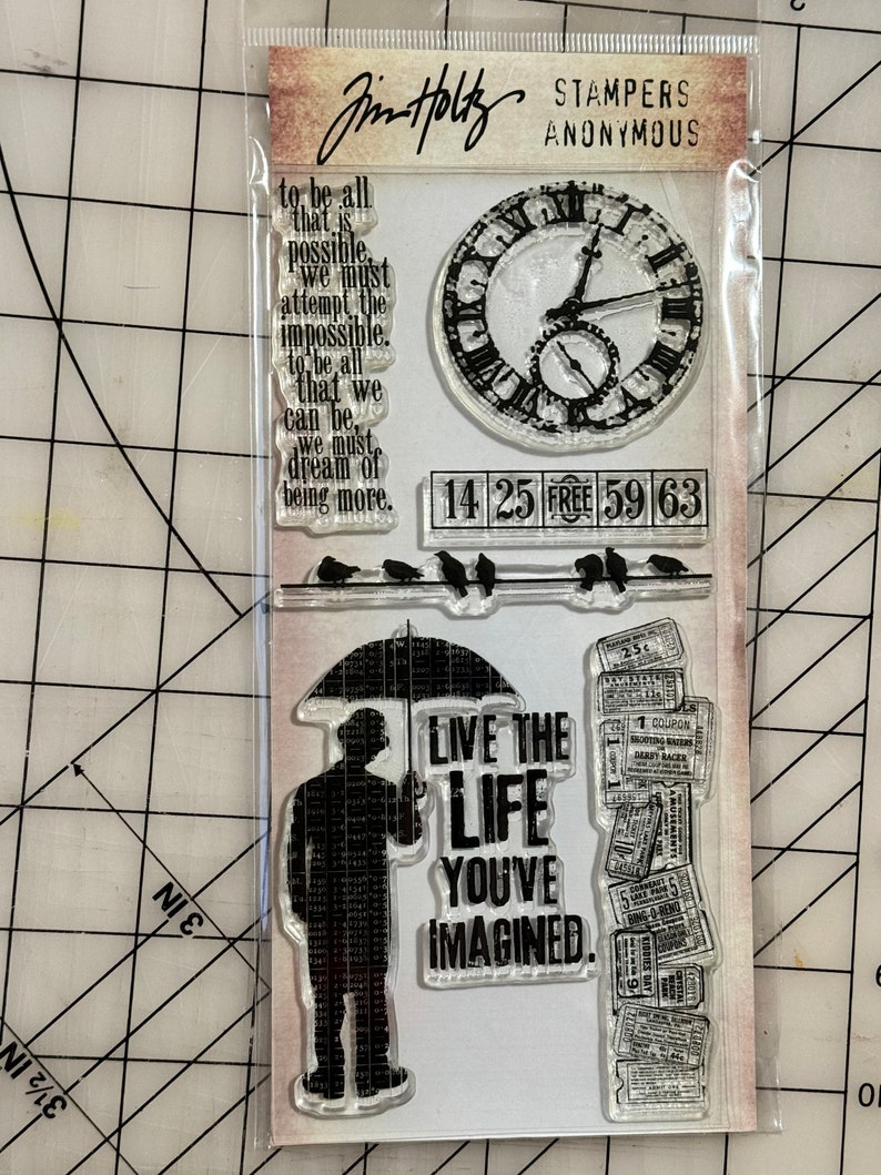 Tim Holtz Clear and Rubber Stamps - Etsy