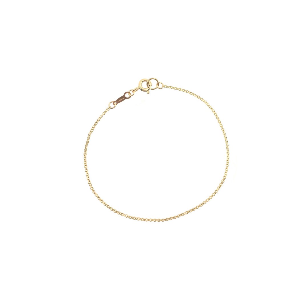 Baby Cable Chain Anklet • Delicate Anklet Chain • Dainty Gold Anklet ...