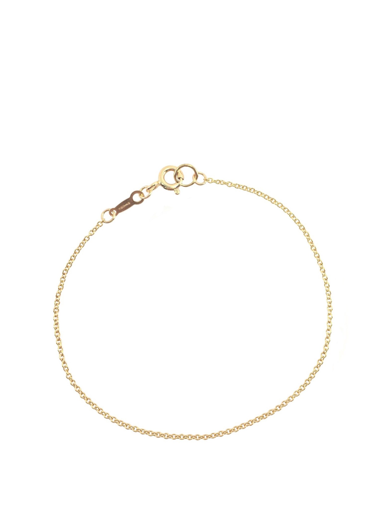 Baby Cable Chain Anklet Delicate Anklet Chain Dainty Gold - Etsy