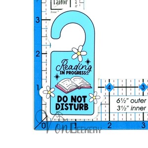 Reading - Do Not Disturb Sticker - Etsy
