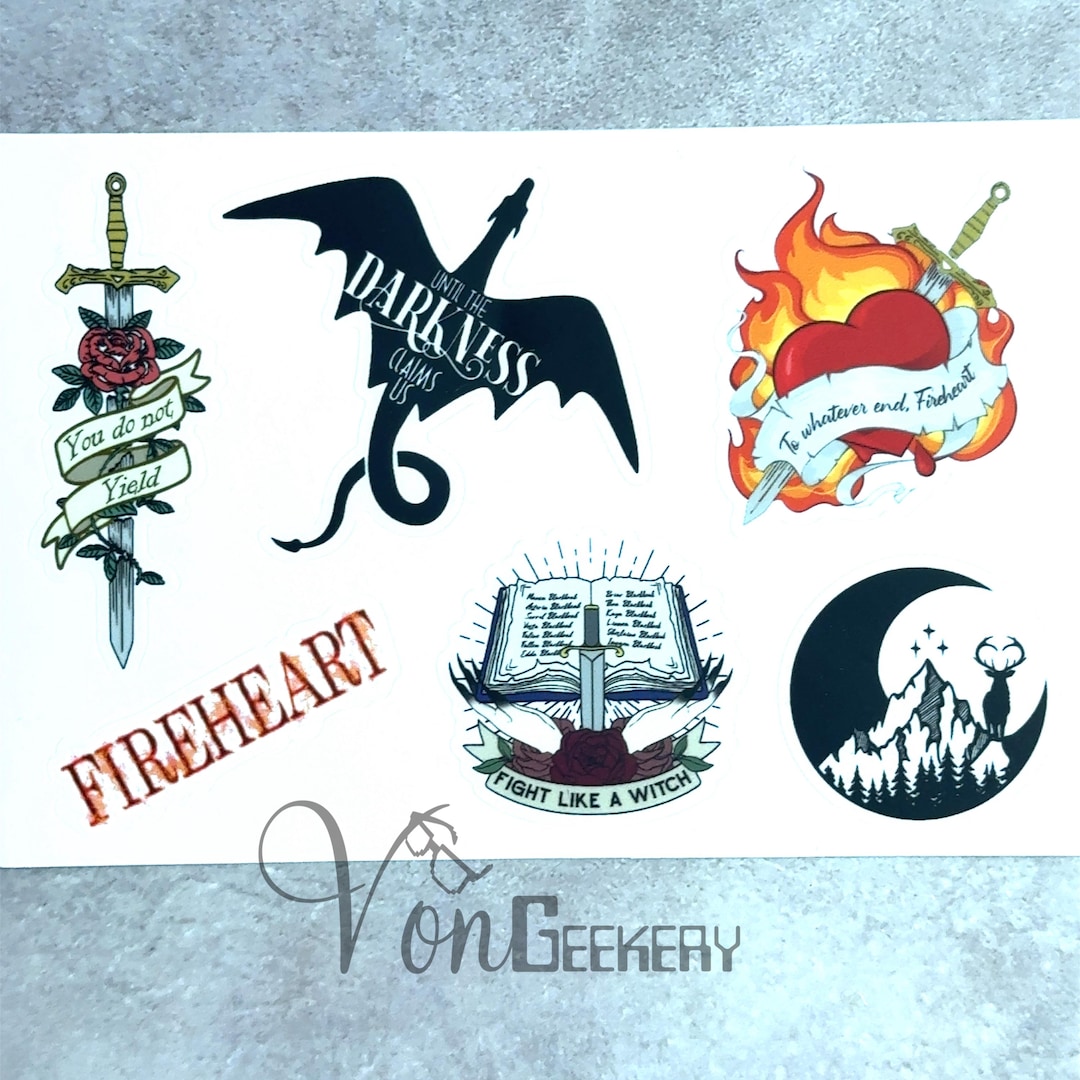 Throne of Glass Sticker Sheet - Officially Licensed - Etsy