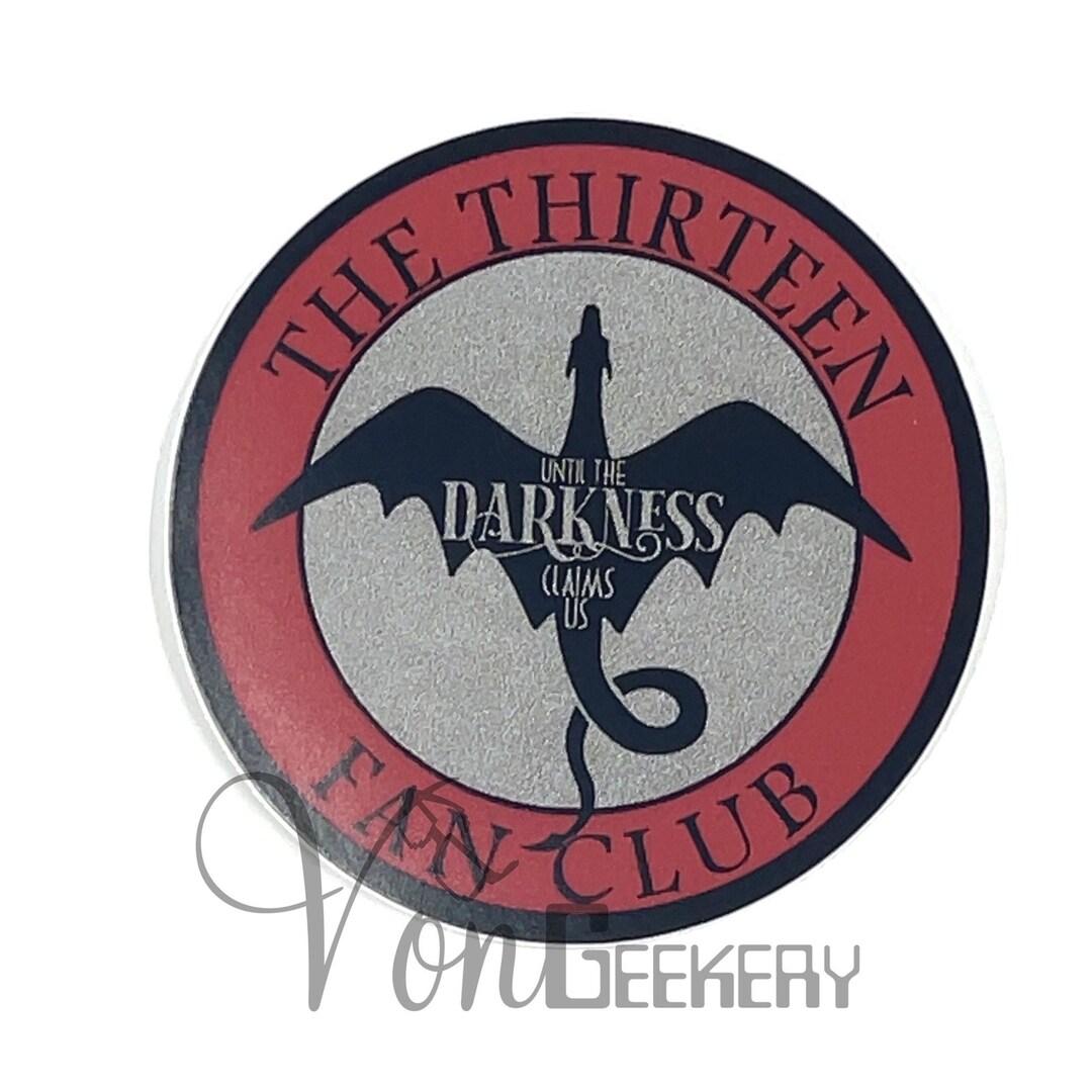 The Thirteen Fan Club Sticker - Etsy