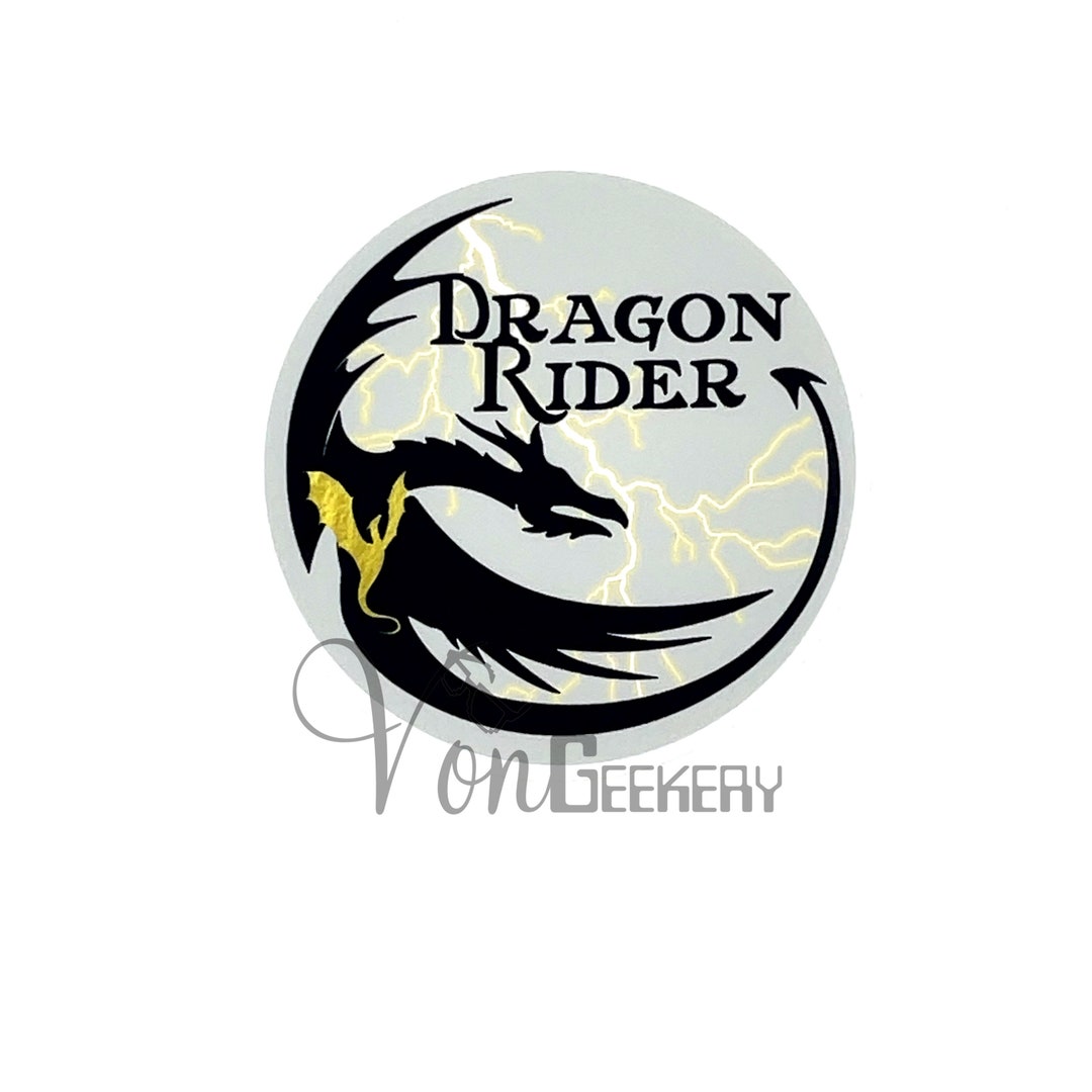 Dragon Rider Sticker - Etsy