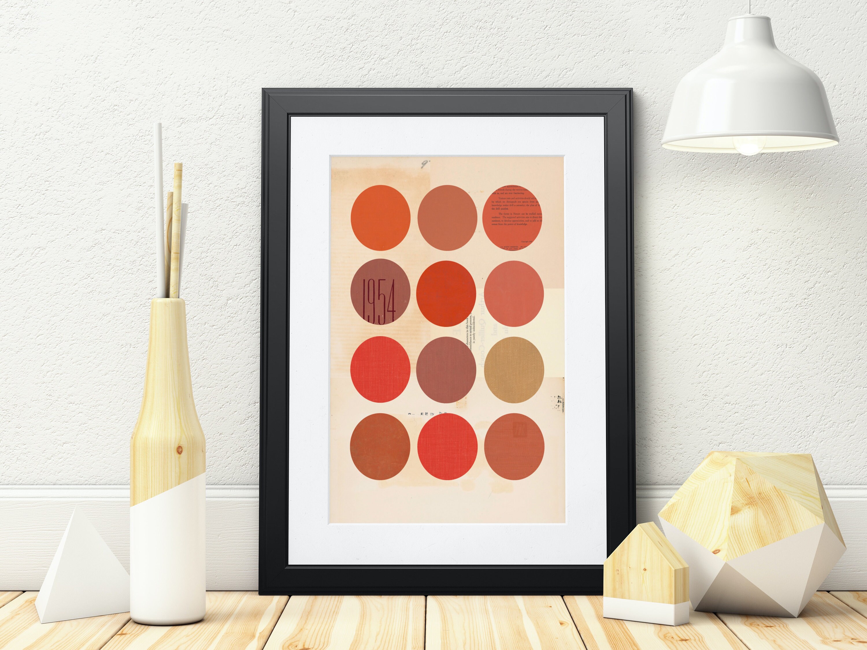 Mid Century Modern Four Print Set , 8x10 Inch, Giclee Art Prints ...
