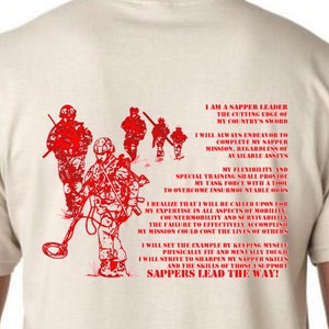 SAPPER CREED T Shirt - Etsy